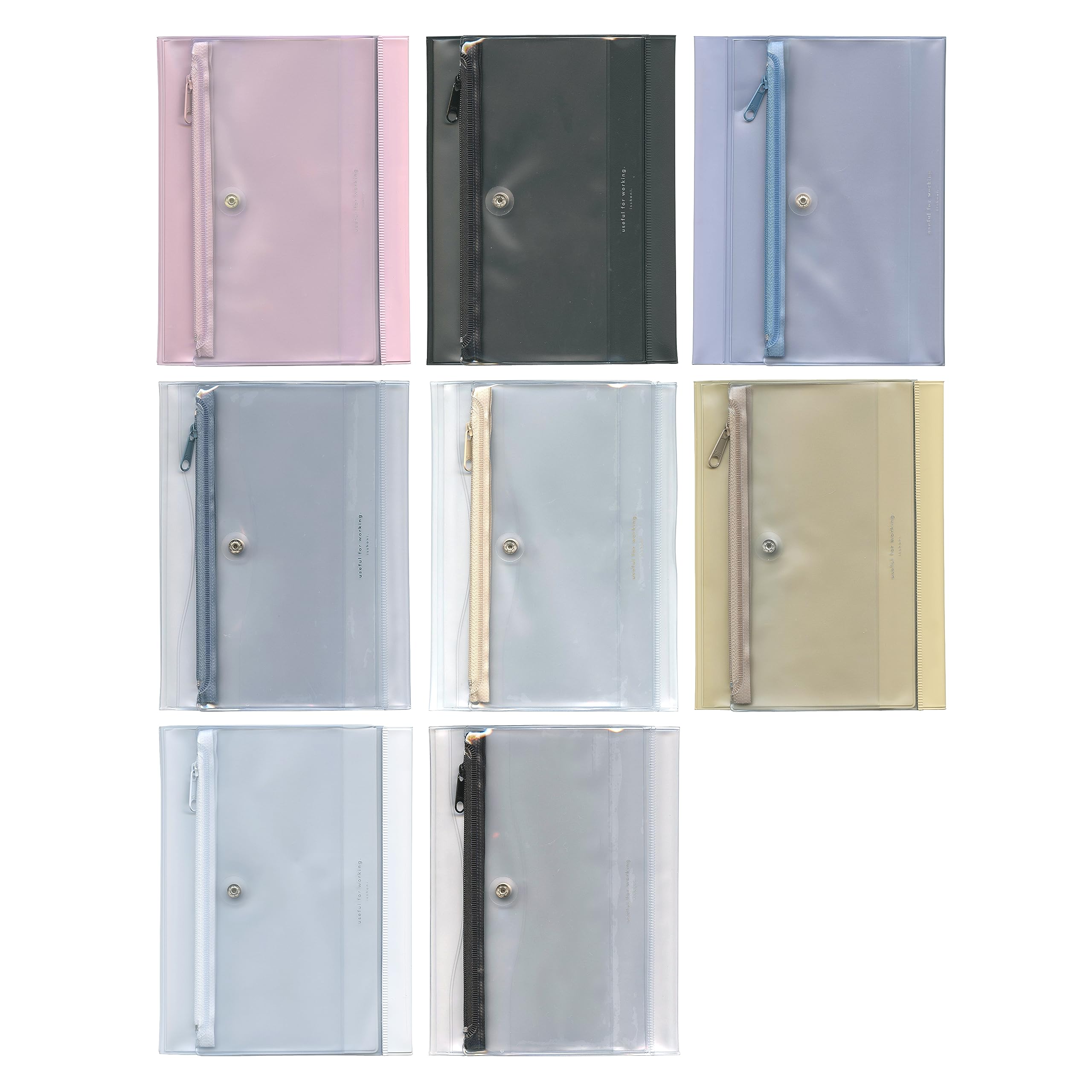 PVC Cover with Pouch - A5 / B6 / A6 • Isshoni • TACTO Studio – TACTO STUDIO