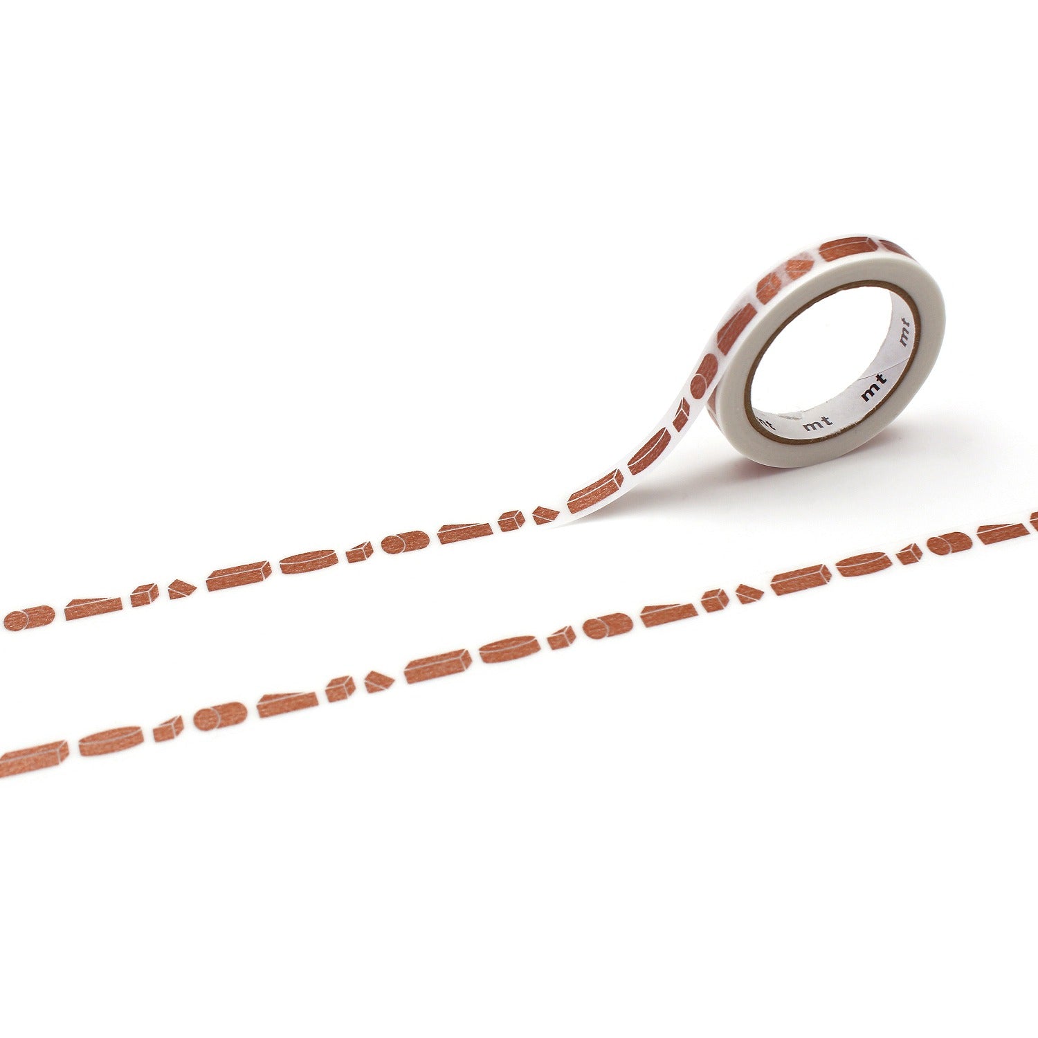 7mm Roll of Tapes - Copper Prisms - Set of 8 • mt masking tape • TACTO ...
