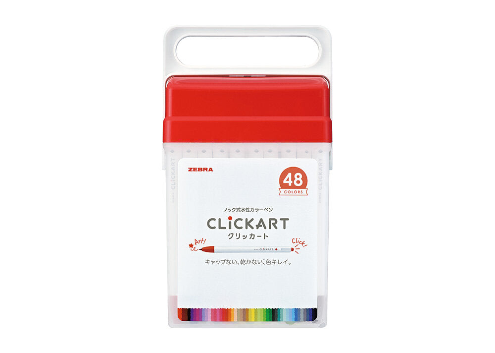 ClickArt Retractable Markers - Full Set of 48 – TACTO STUDIO